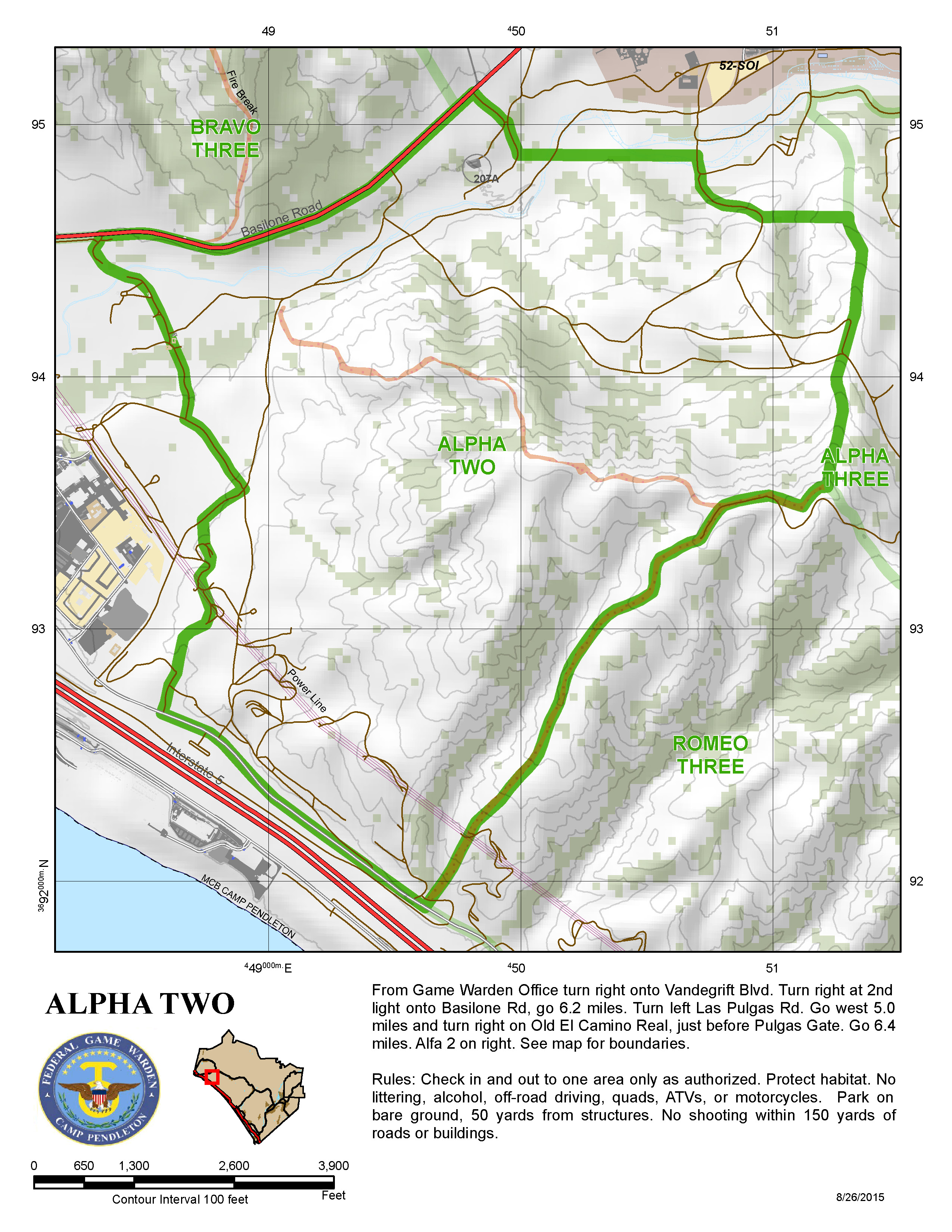 Maps - MCB Camp Pendleton - iSportsman