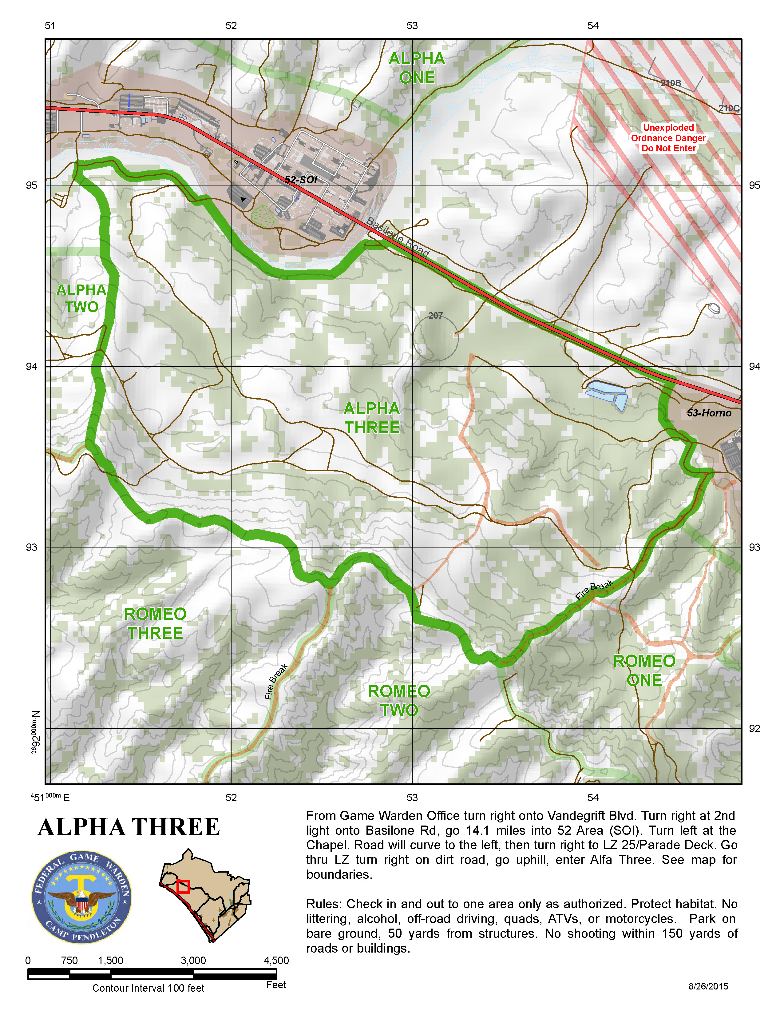 Maps - MCB Camp Pendleton - iSportsman