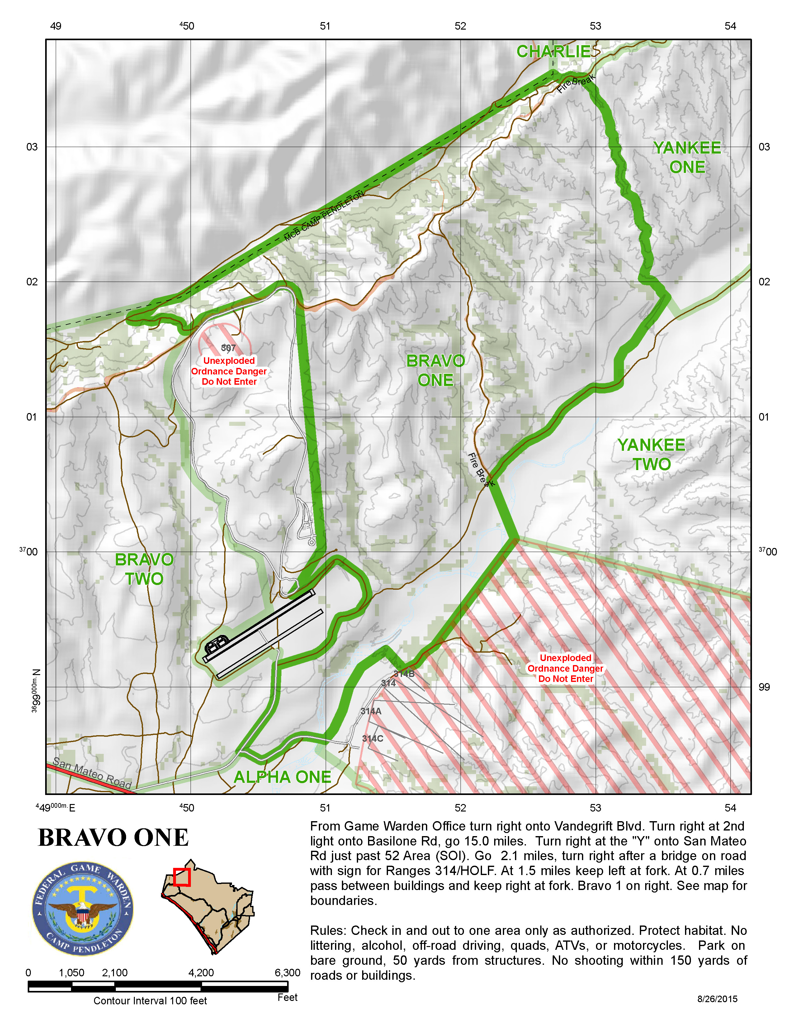 Maps - MCB Camp Pendleton - iSportsman