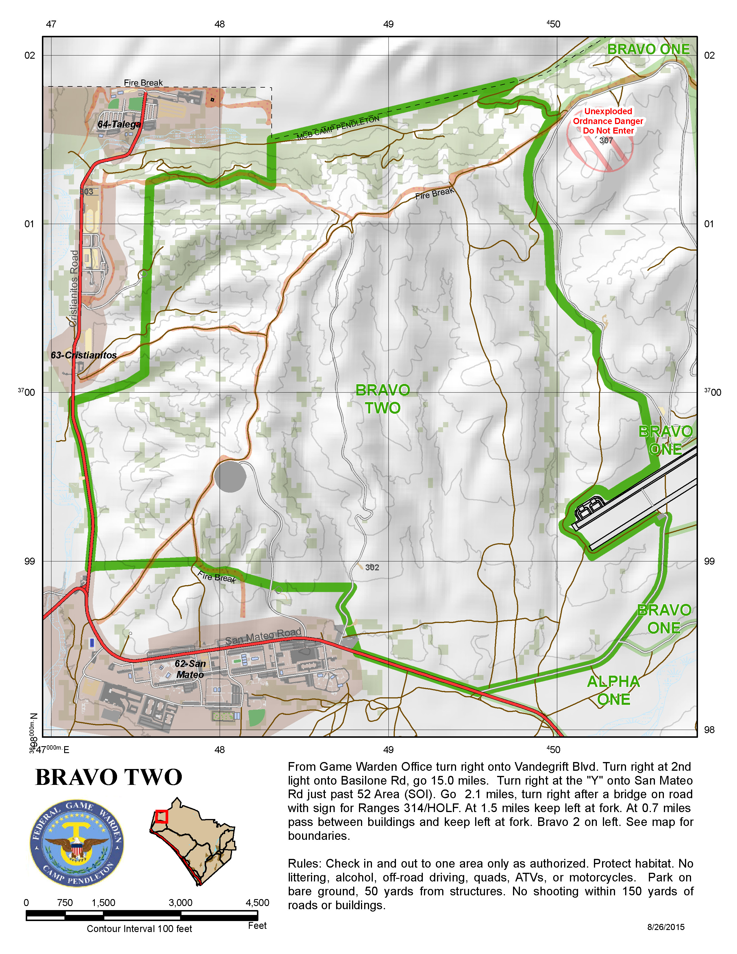 Maps - MCB Camp Pendleton - iSportsman