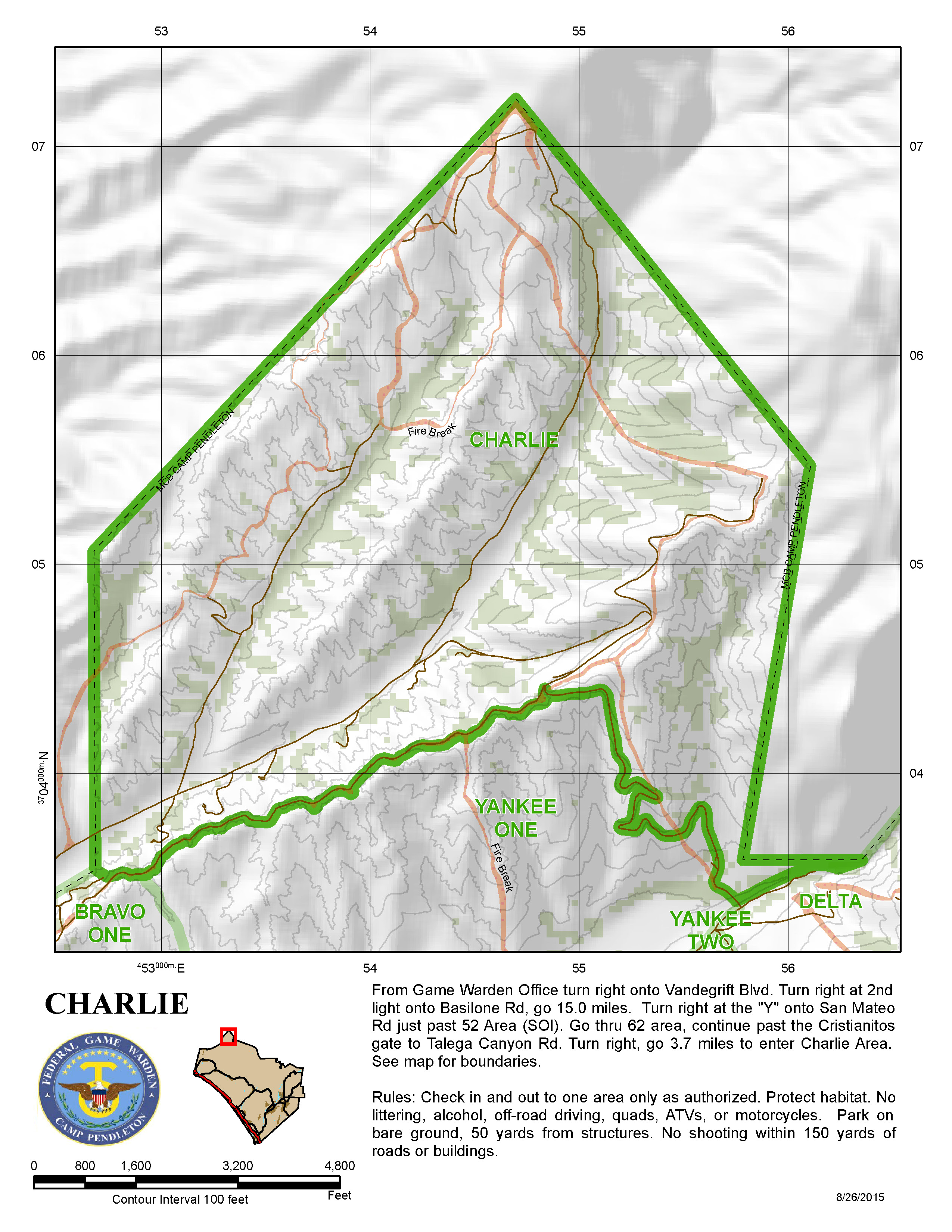 Maps - MCB Camp Pendleton - iSportsman
