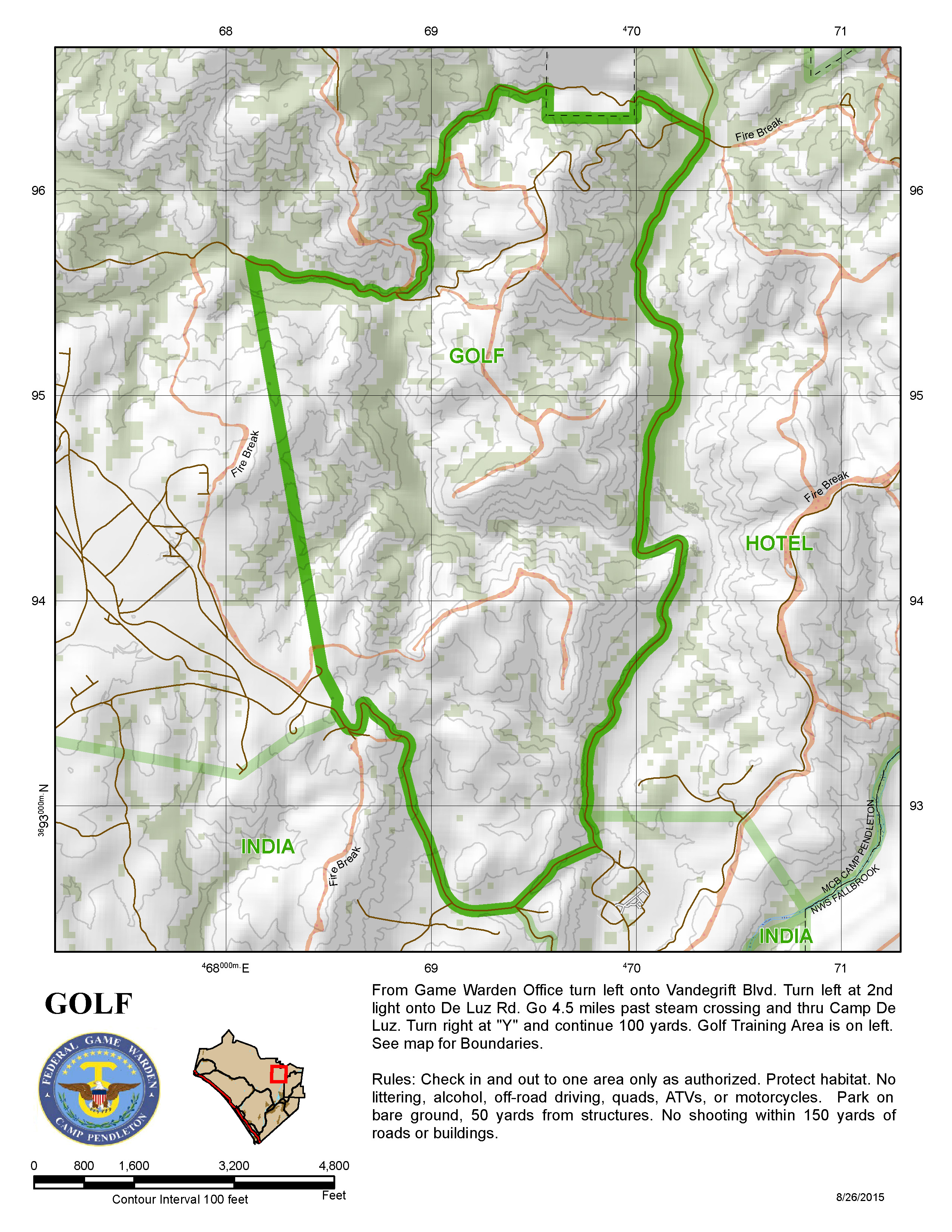 Maps - MCB Camp Pendleton - iSportsman