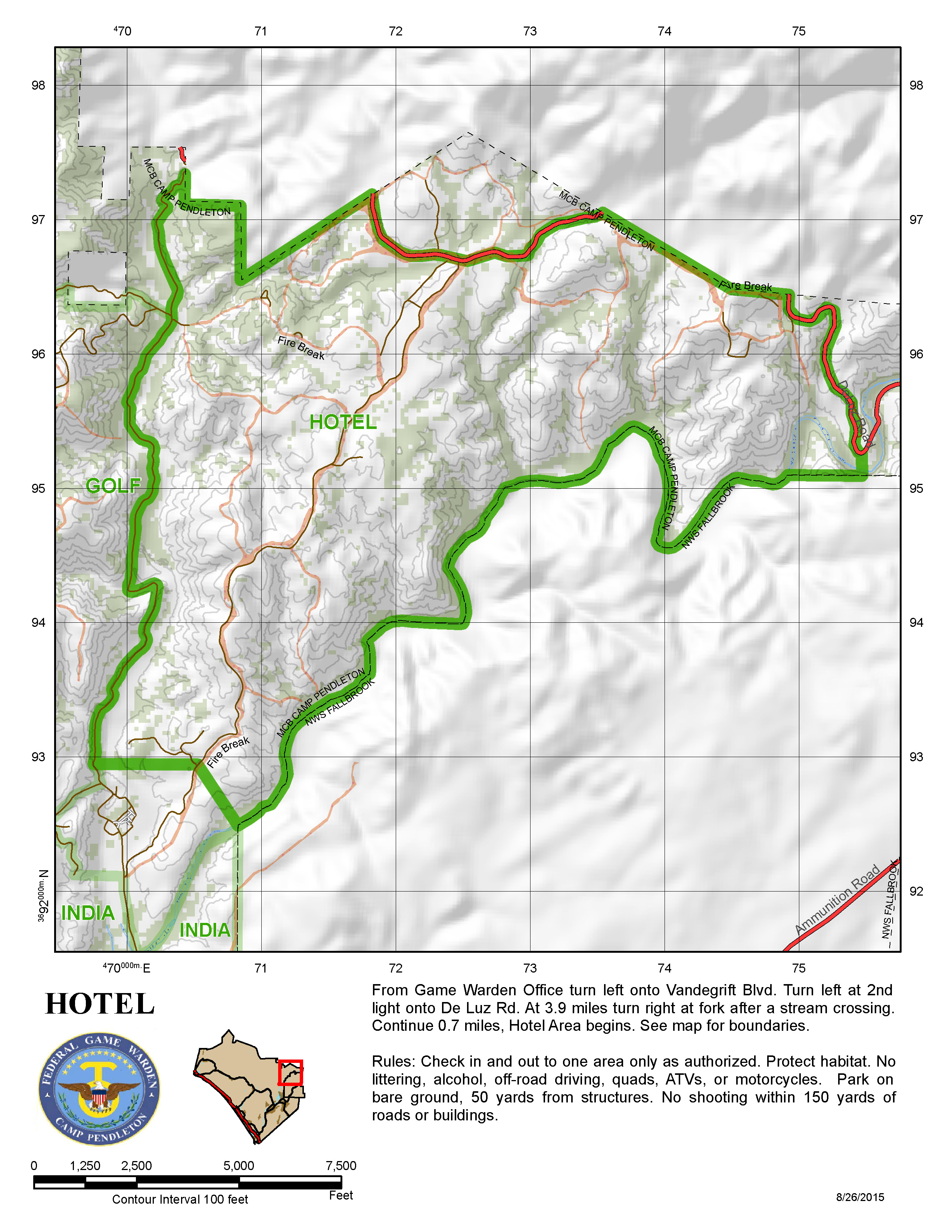 Maps - MCB Camp Pendleton - iSportsman