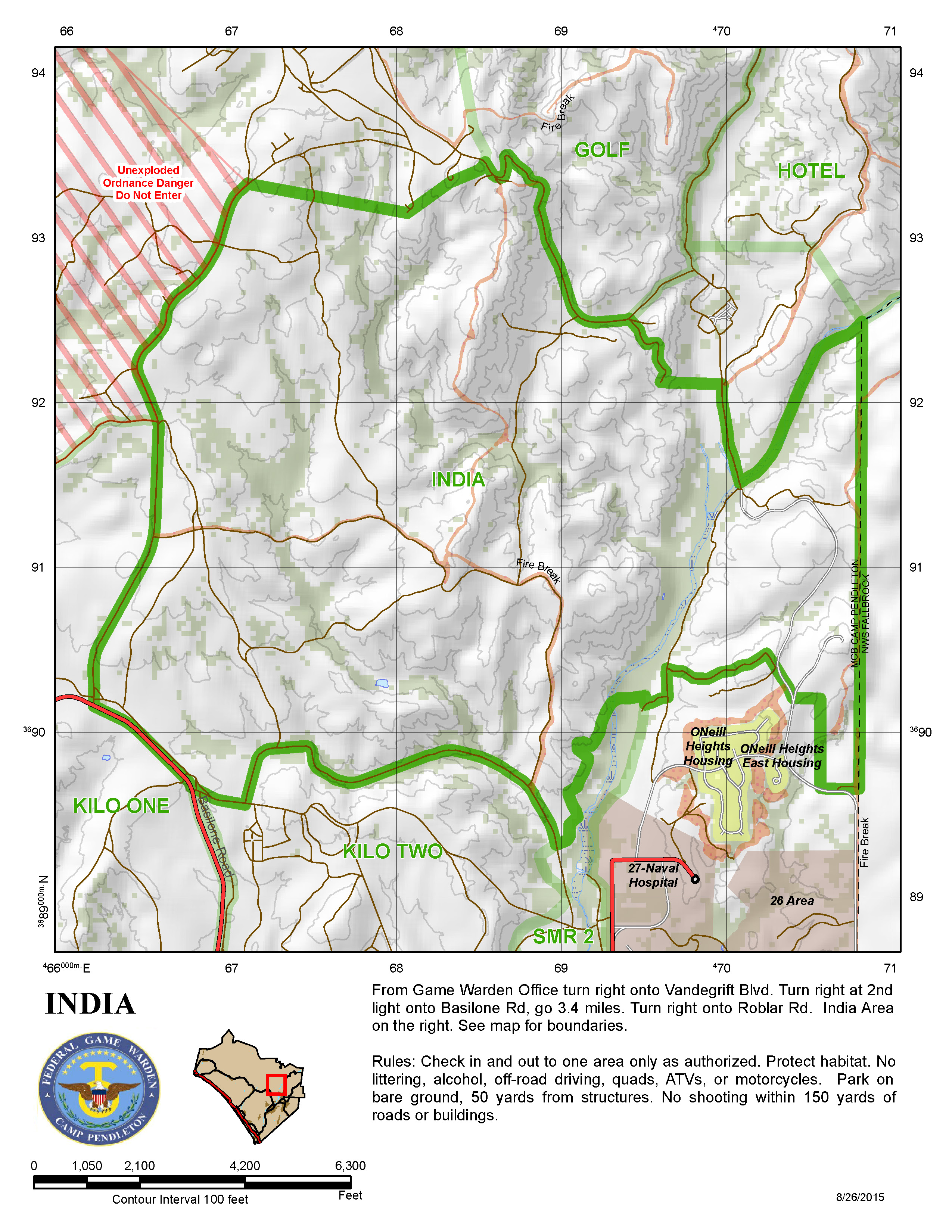 Maps - MCB Camp Pendleton - iSportsman