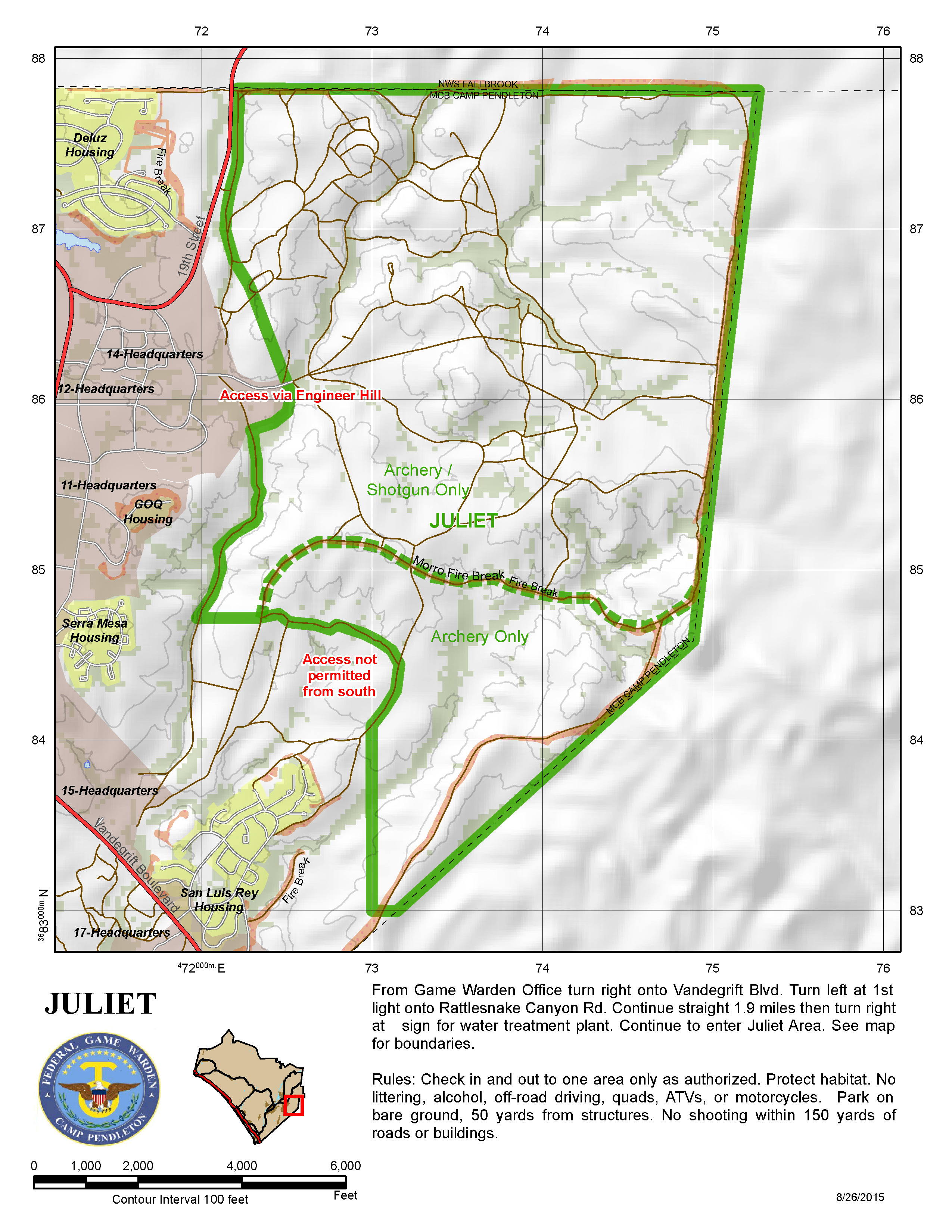 Maps - MCB Camp Pendleton - iSportsman