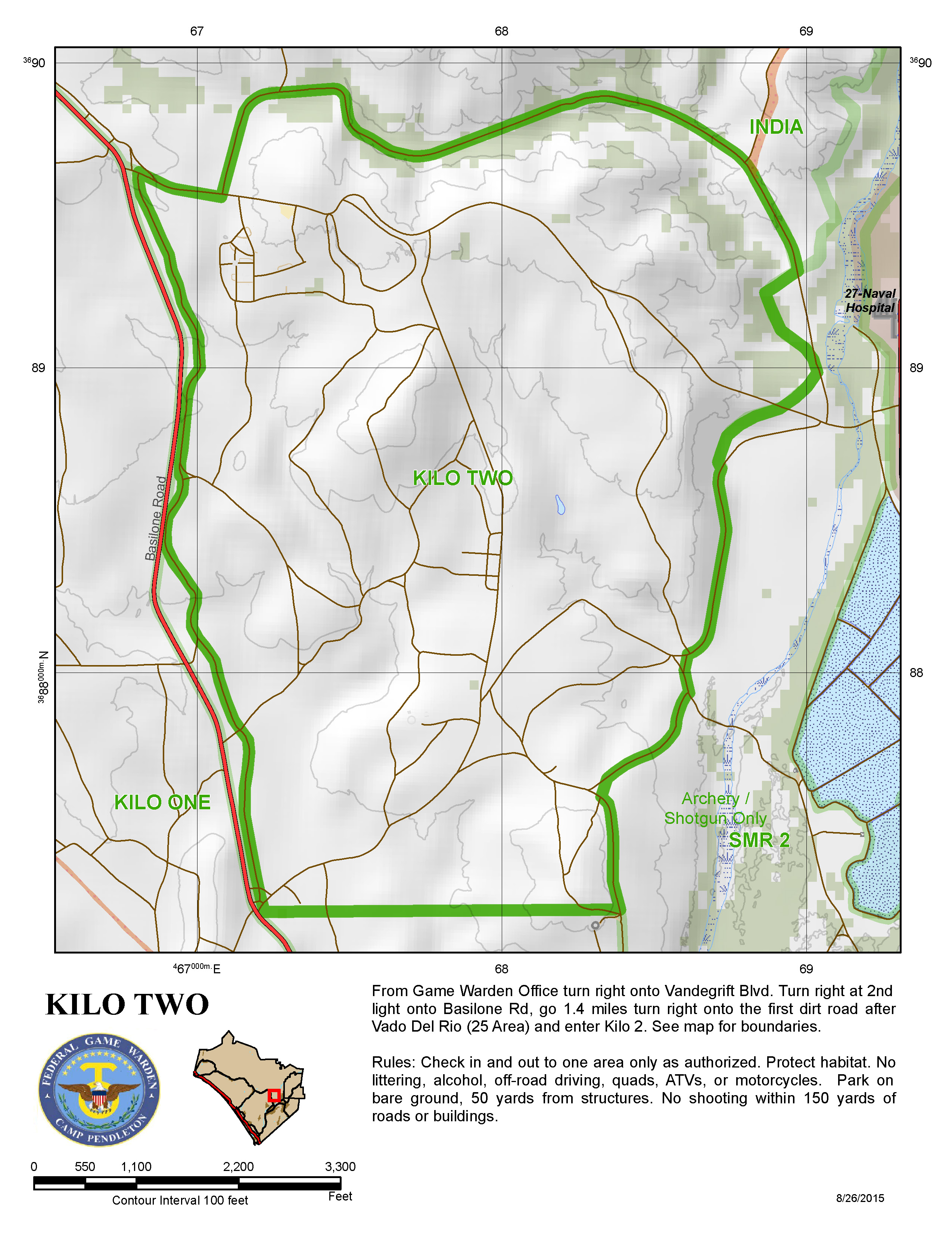 Maps - MCB Camp Pendleton - iSportsman