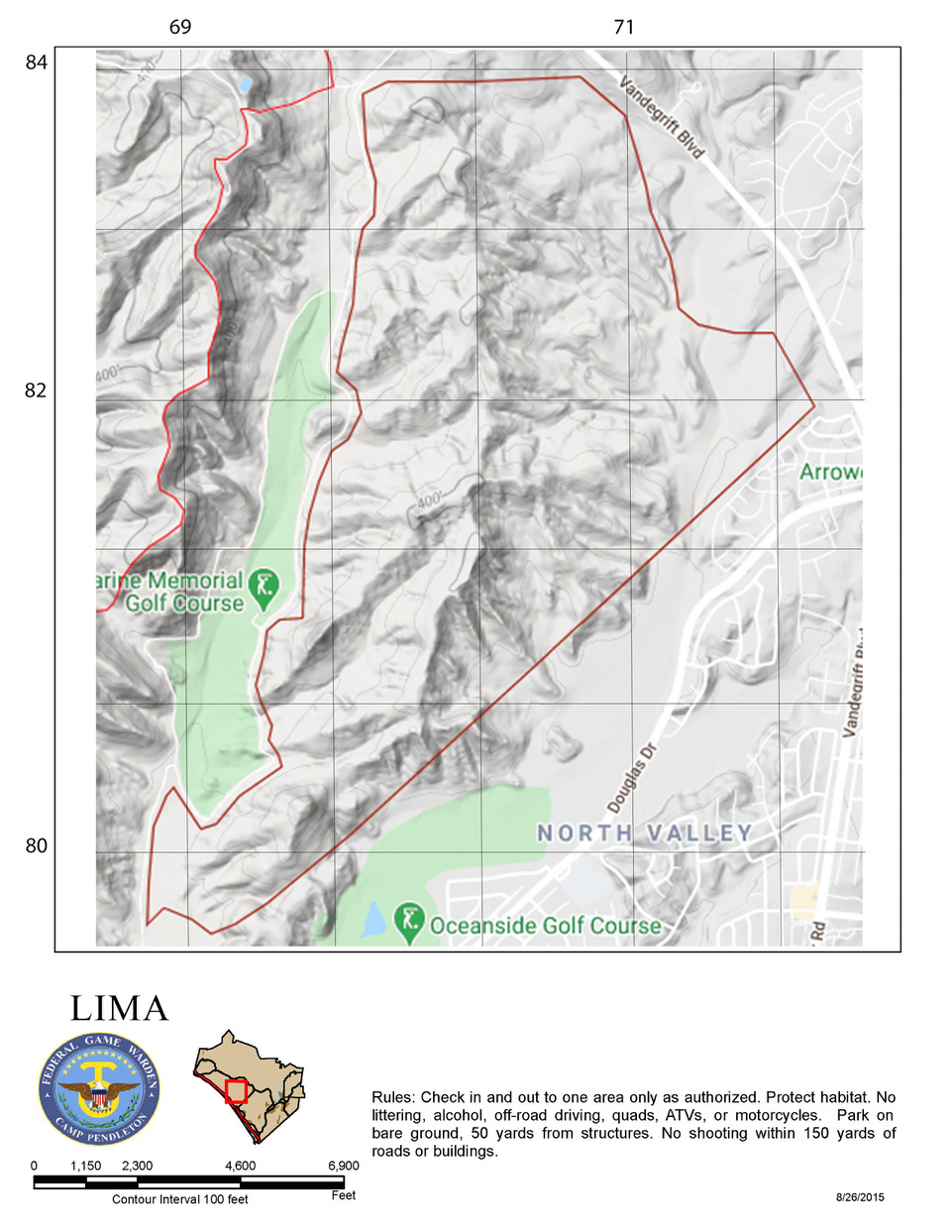 Maps - MCB Camp Pendleton - iSportsman