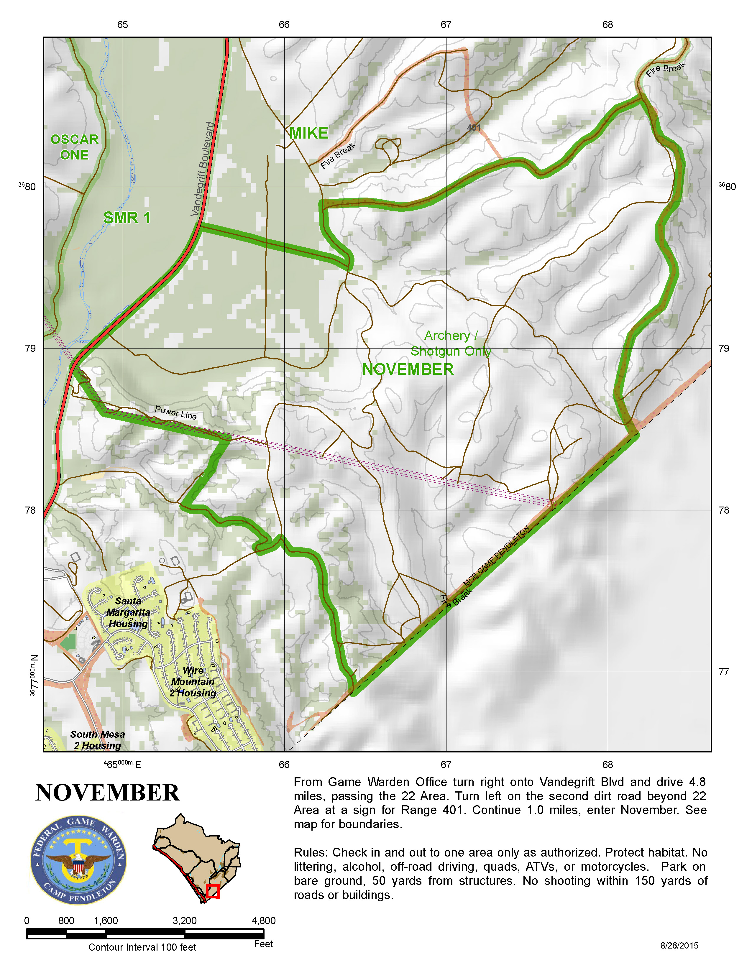 Maps - MCB Camp Pendleton - iSportsman