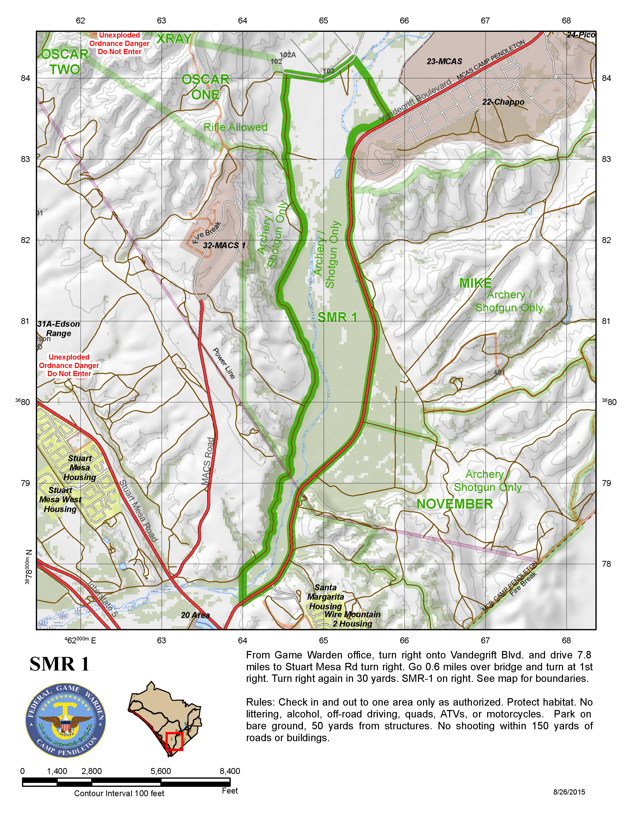 Maps - MCB Camp Pendleton - iSportsman